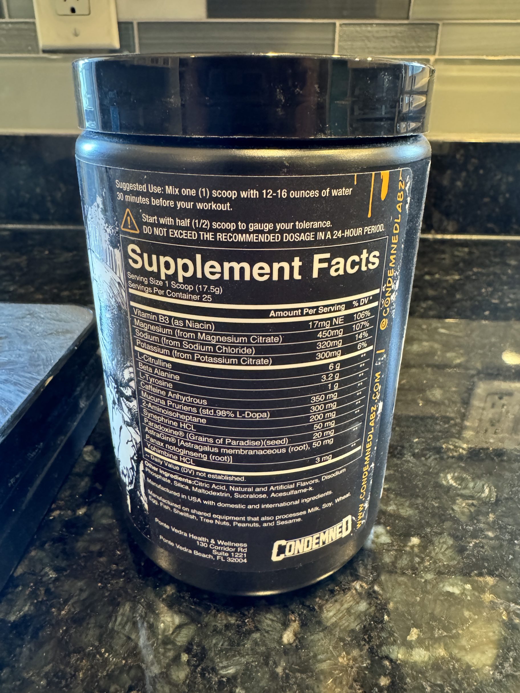 Condemned Labz Convict Pre Workout Review | Pre-Workout World Condemned Labz Convict Pre Workout Review | Pre-Workout World